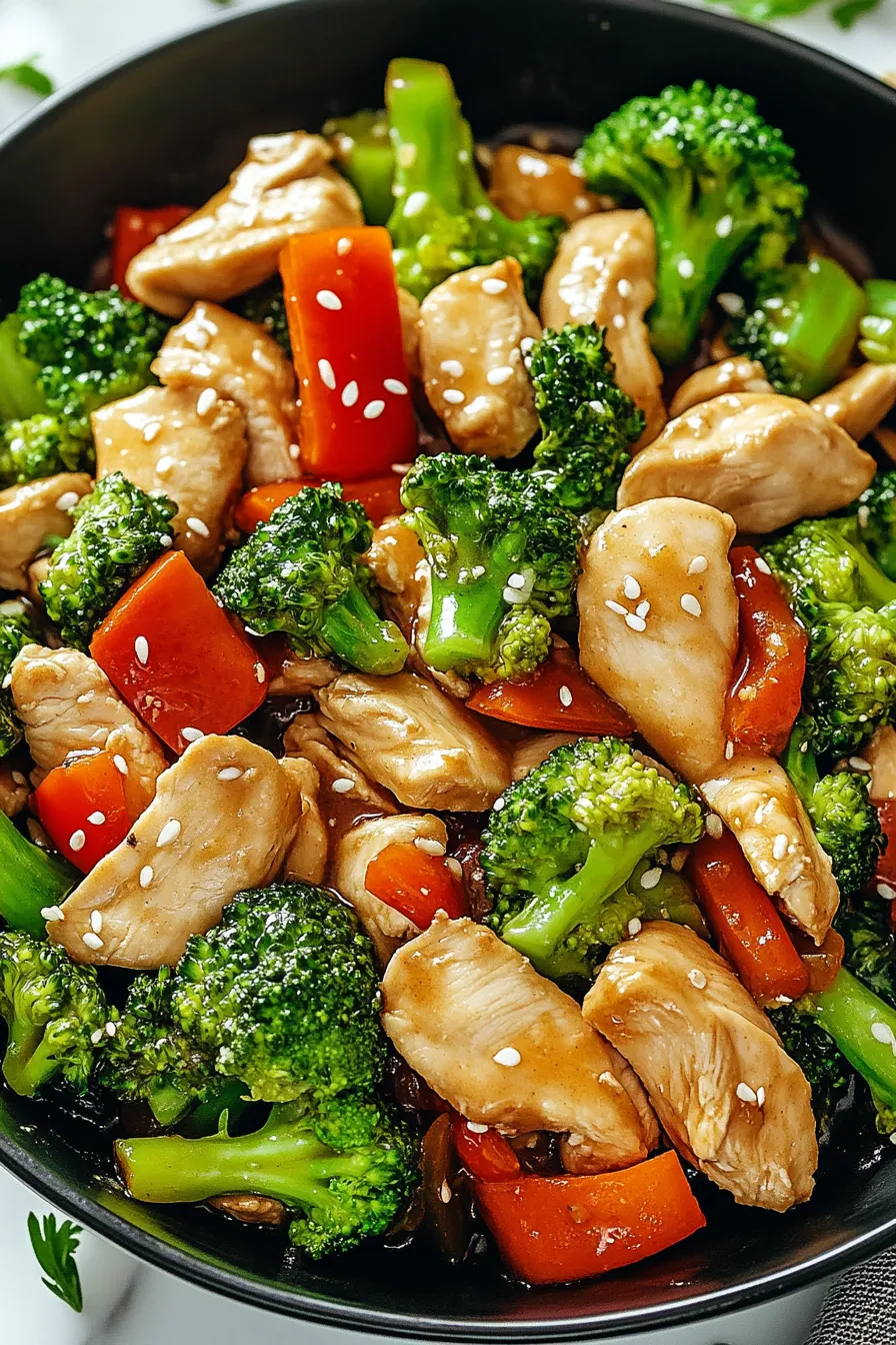 Healthy Chicken and Broccoli Stir Fry – Twix Recipes