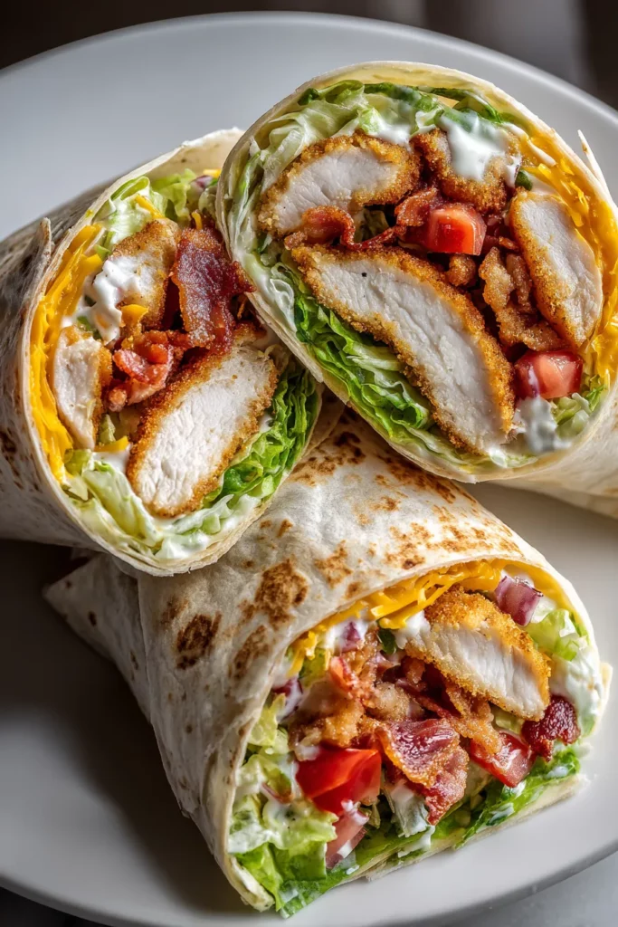 Crispy Chicken Bacon Ranch Wrap – Twix Recipes