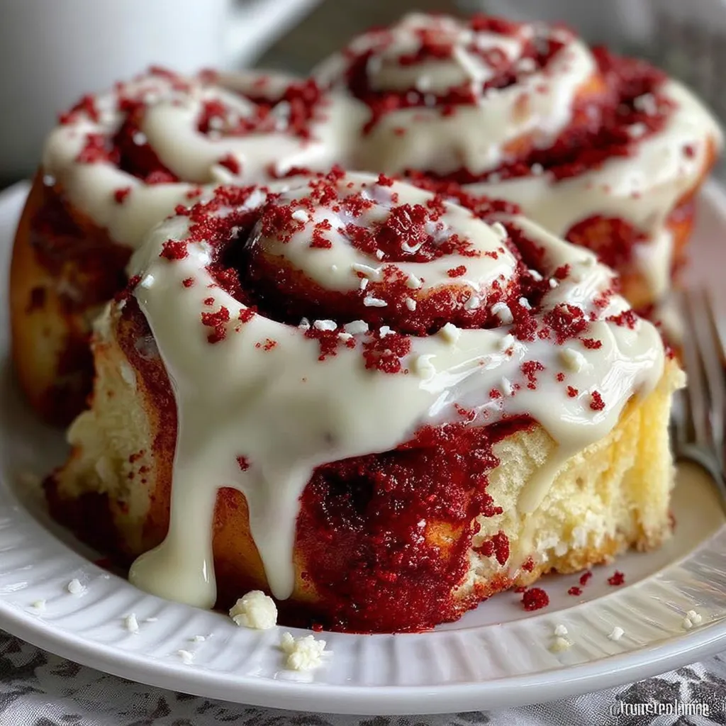 Red Velvet Cinnamon Rolls – Twix Recipes
