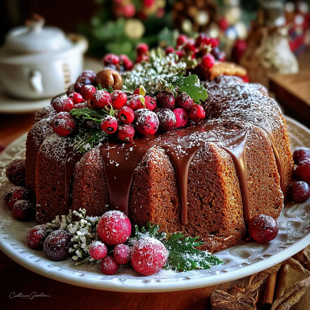 Christmas Gingerbread Cake – Twix Recipes